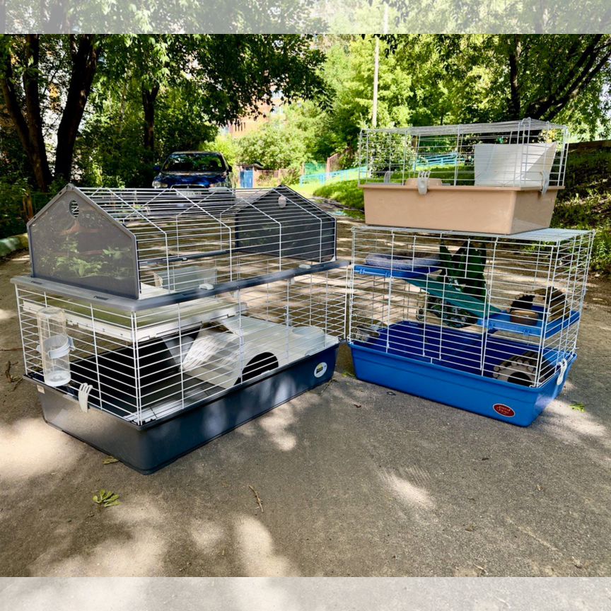 Клетка для кролика шиншилл свинок ежей грызунов