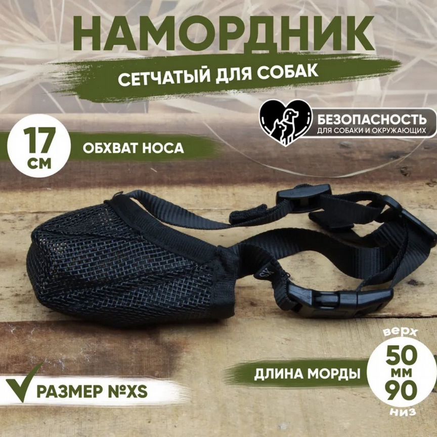 Намордник и шлейка для маленьких и средних собак