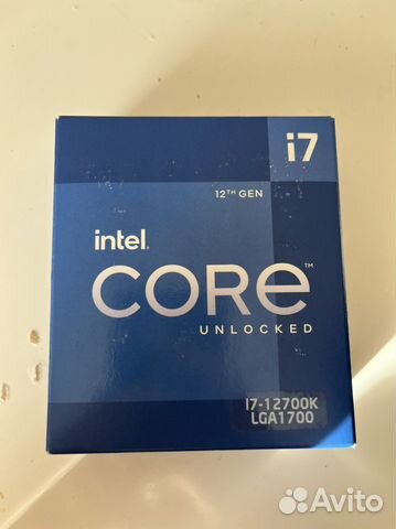 Процессор intel core i7 12700k BOX купить в Москве | Электроника | Авито