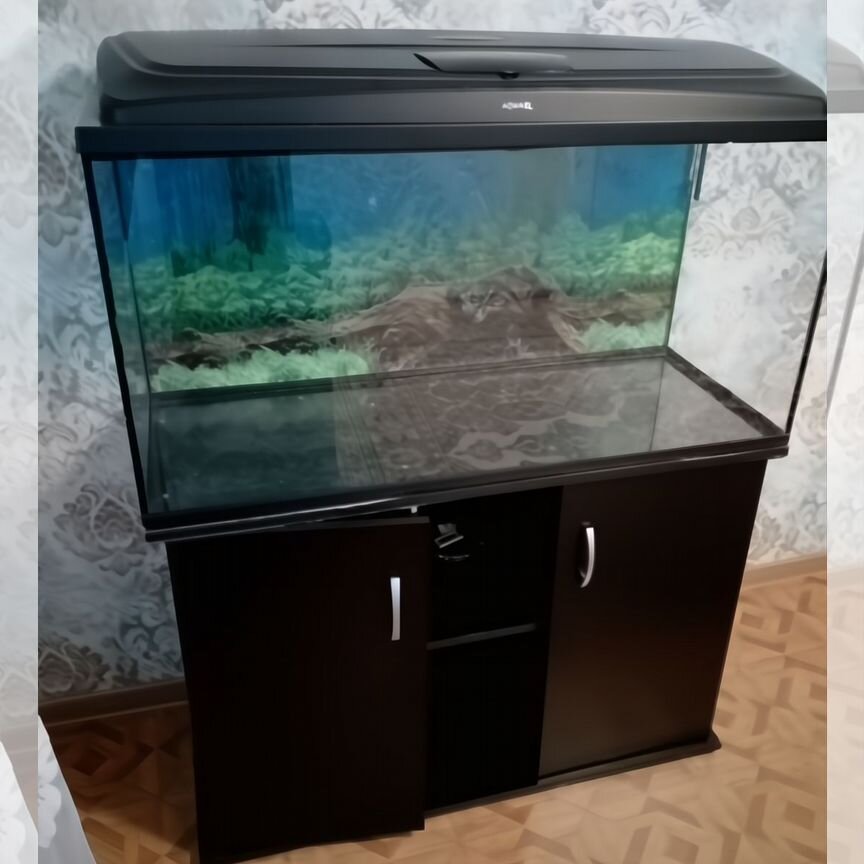 Аквариум с тумбой бу 200 литр