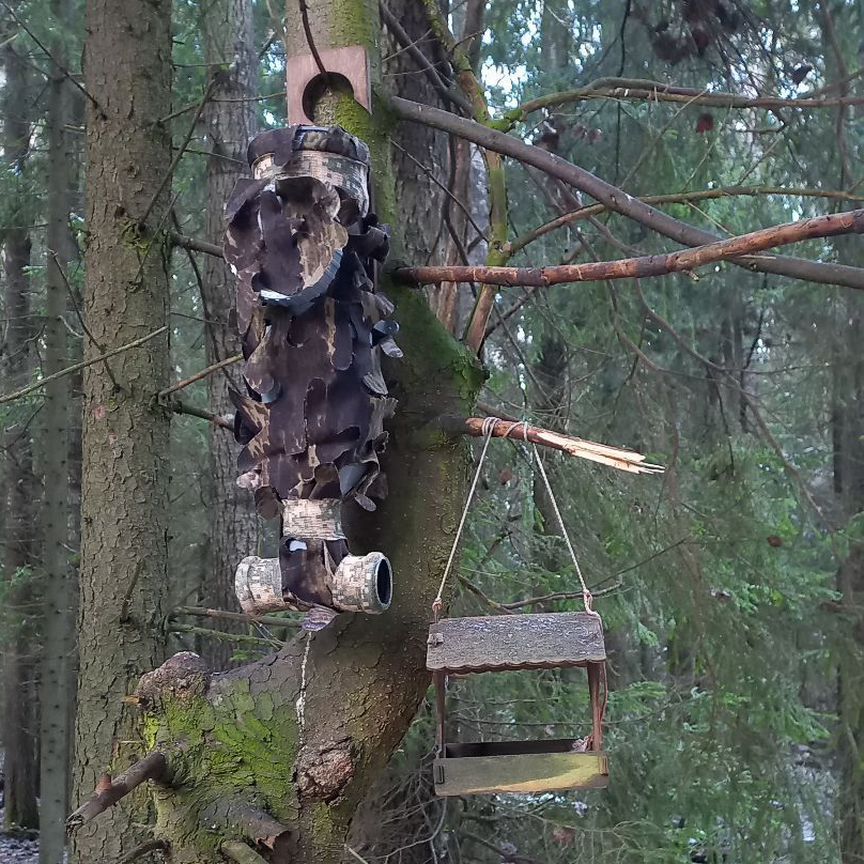 Кормушка для птиц профессиональная бункерная 3л