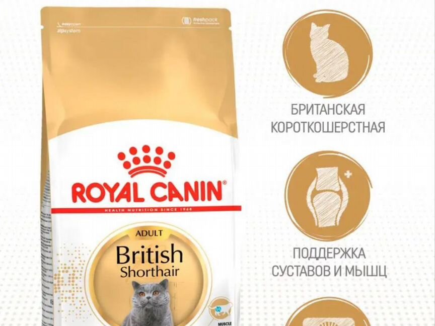 Royal Canin British Shorthair Adult, 2 кг