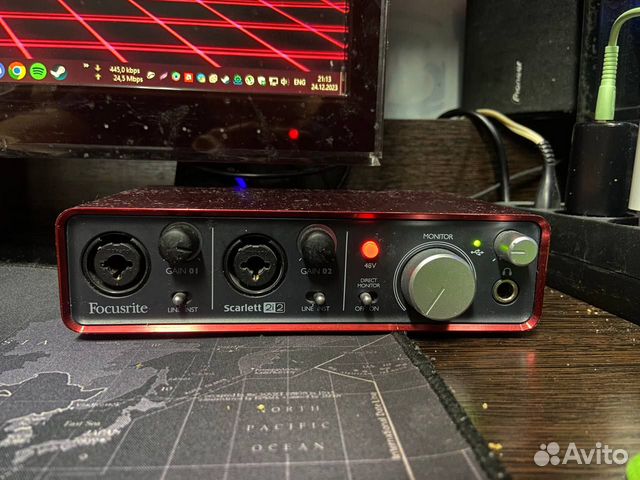 Focusrite Scarlett 2i2 1st gen купить в Белом Яре | Электроника | Авито