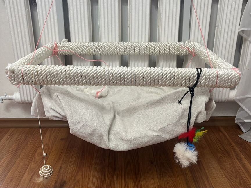 Гамак для кошек на батарею