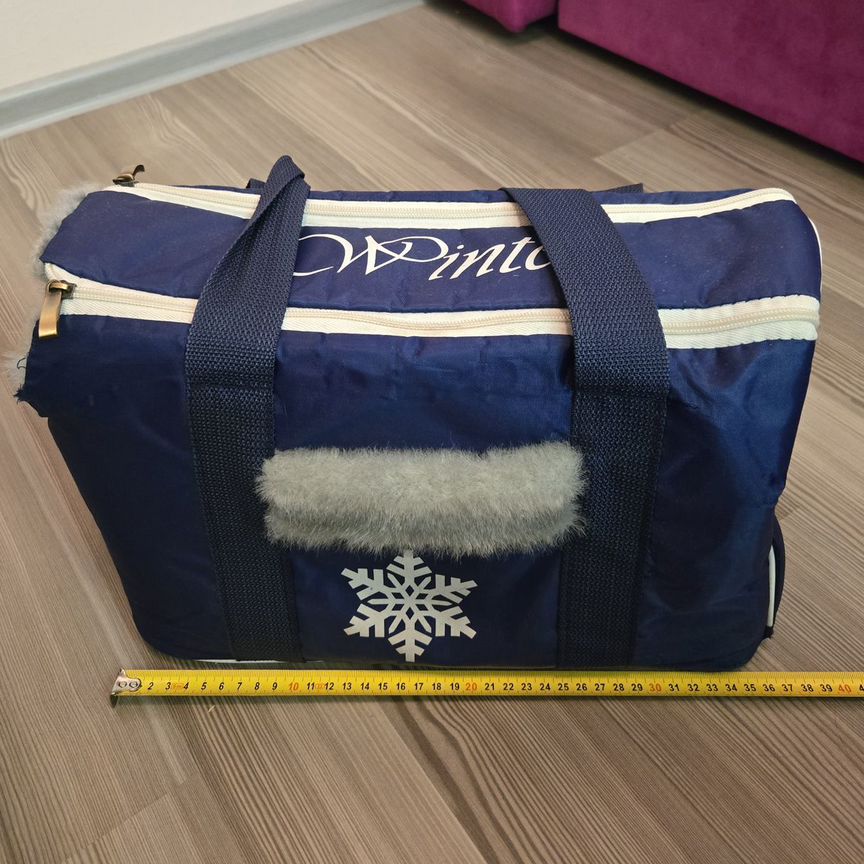 Переноска для собак зимняя мягкая