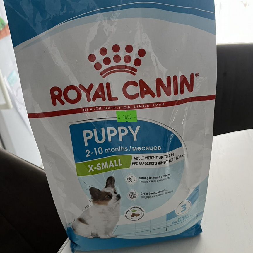 Корм для собак royal canin 1,5 кг начатый