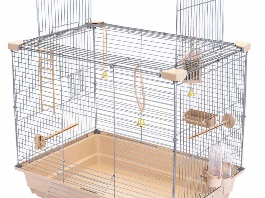 Домик-клетка д/птиц 58*40*h48см