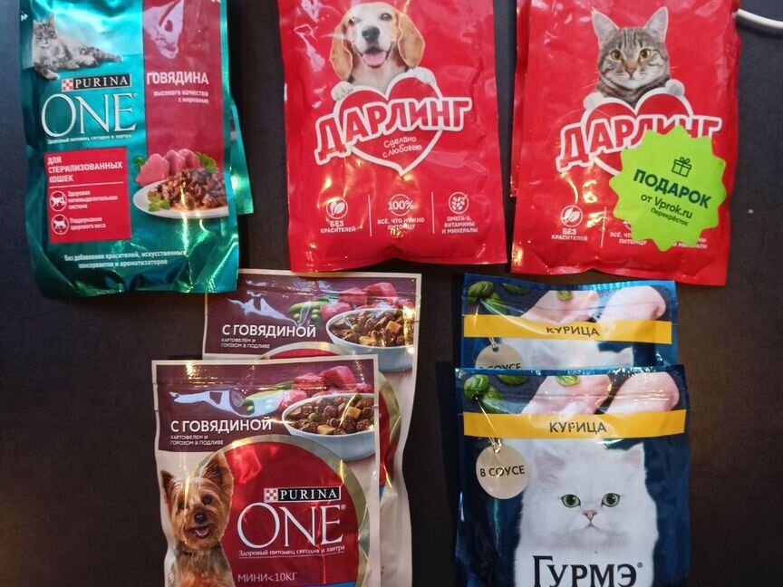 Кошачий и собачий корм