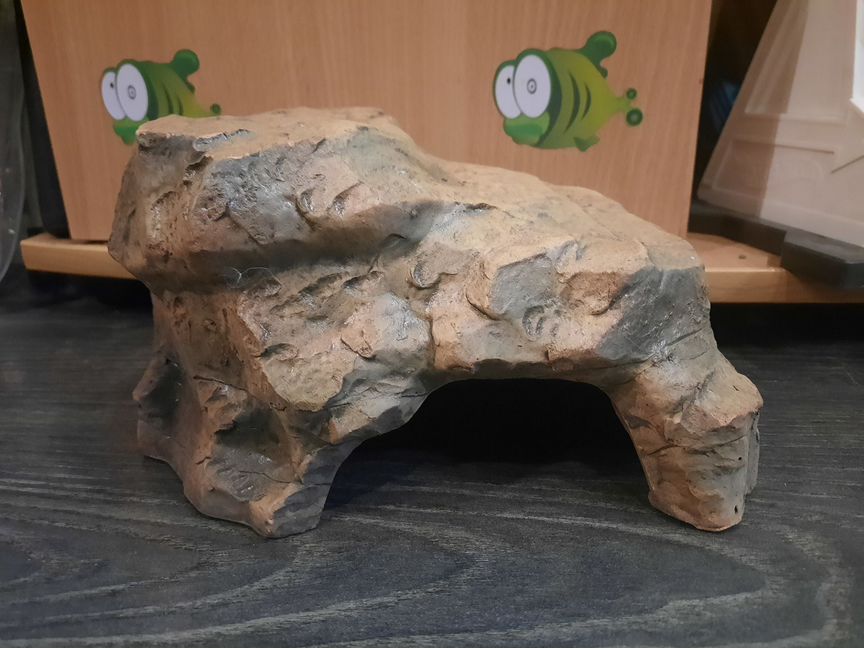 Декор.Грот в аквариум, остров для черепахи