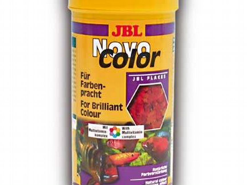 JBL NovoColor 100мл (16гр) корм в форме хлопьев дл