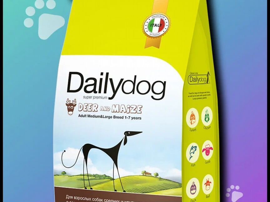 Dailydog с олениной и кукурузой 12 кг