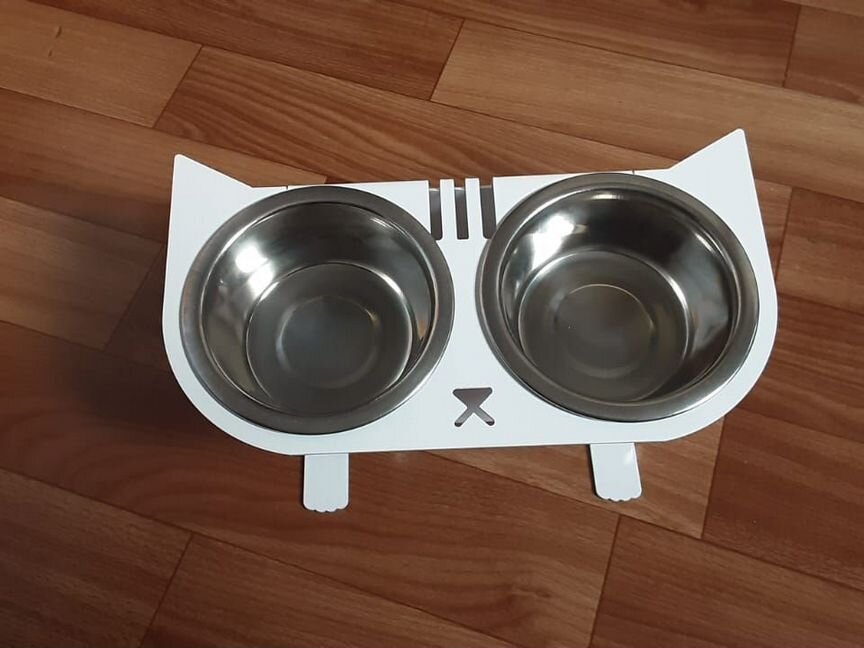 Двойная миска для кошек