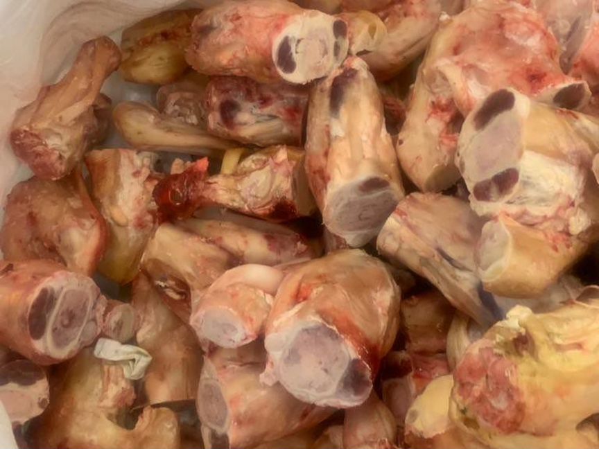 Кость говяжья сахарная "гантеля" и спил от голяшки