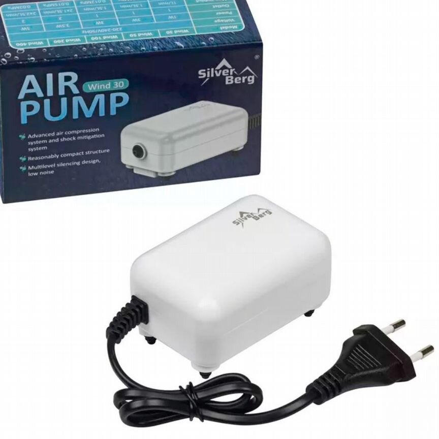 Компрессор для аквариума бесшумный