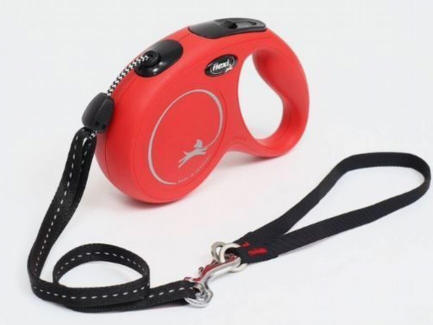 Рулетка Flexi New Classic М, до 20 кг, 5 м, трос
