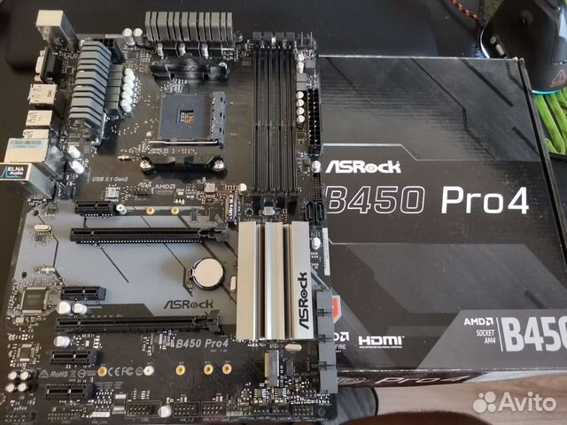 ASRock B450 Pro4 Материнская плата купить в Нижнем Новгороде ...