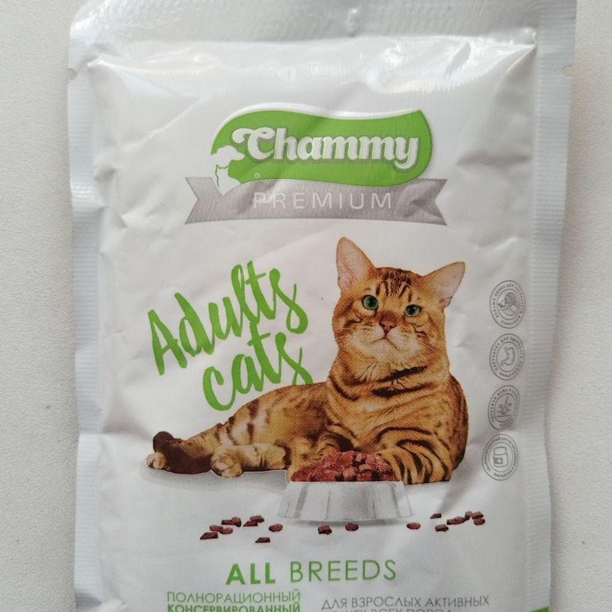 Корм для кошек chammy