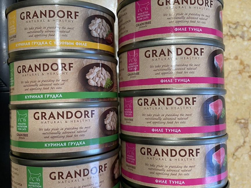 Влажный корм для кошек grandorf