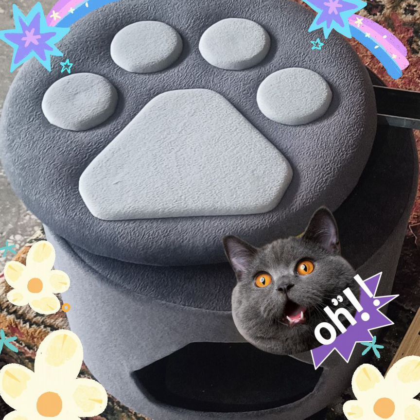 Когтеточка домик для кошки