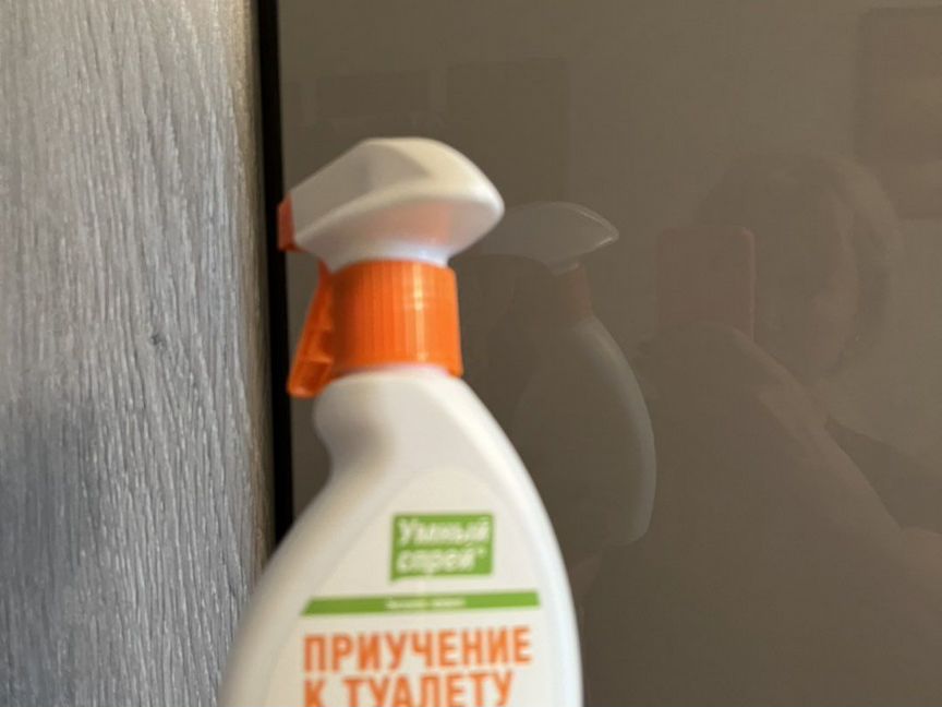 Спрей приучение к туалету для кошек