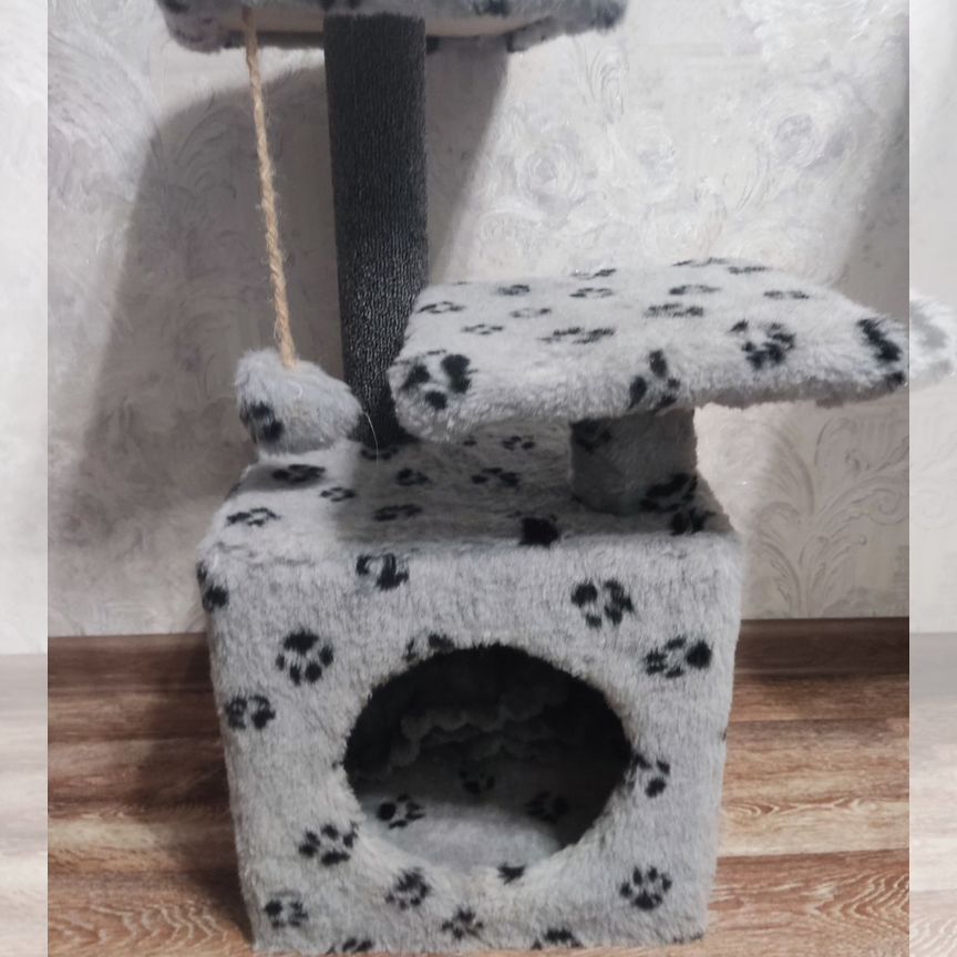 Когтеточка домик для кошки бу