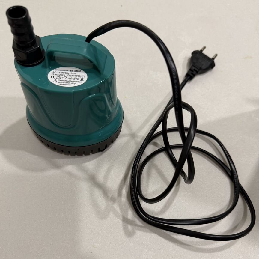 Водяной насос погружной 25w 1000 л/ч