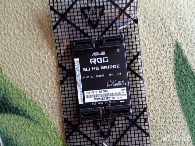 SLI мост ASRock SLI HB Bridge 2S Card купить в Перми | Электроника | Авито