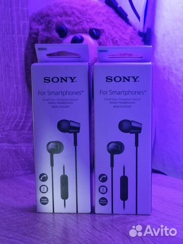 Наушники Sony mdr-ex155ap купить в Москве | Электроника | Авито