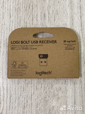 Logitech bolt receiver оригинал купить в Москве | Электроника | Авито