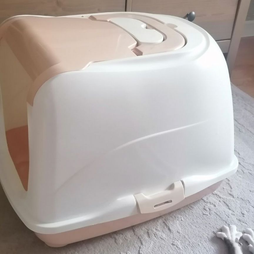 Кошачий лоток домик