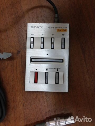 Пульт ду для винтажных кассетных дек Sony RM-70 купить в Новороссийске ...