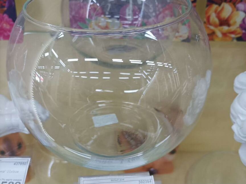 Ваза шар флорариум аквариум