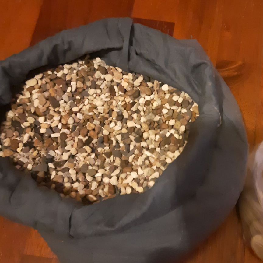 Речной гравий для аквариума