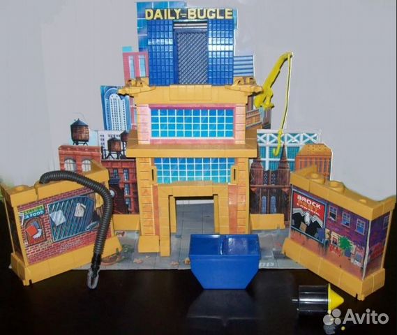 Toybiz Spider man Daily Bugle Playset 1994
