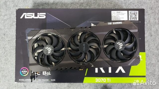 Rtx 3070 ti Asus tuf gaming купить в Санкт-Петербурге | Электроника | Авито