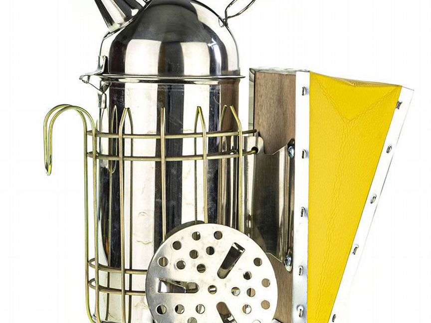 Дымарь пчеловода H255 D105 (нж., мех кожзам желт)