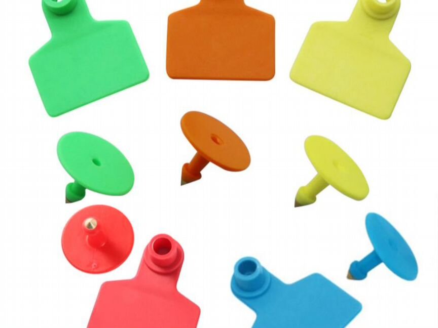 Бирка для животных 40х50 мм. (Без номеров, чистая)