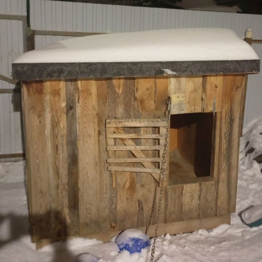 Будка для собаки утепленная