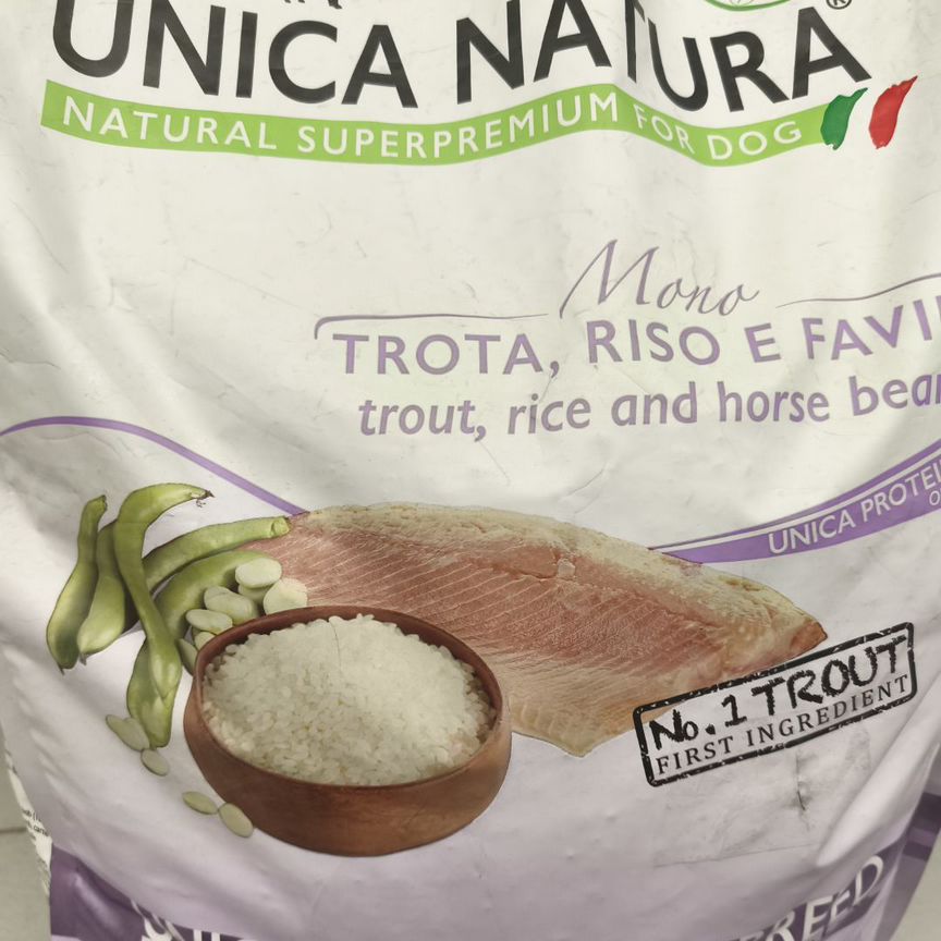 Корм для собак Unica natura