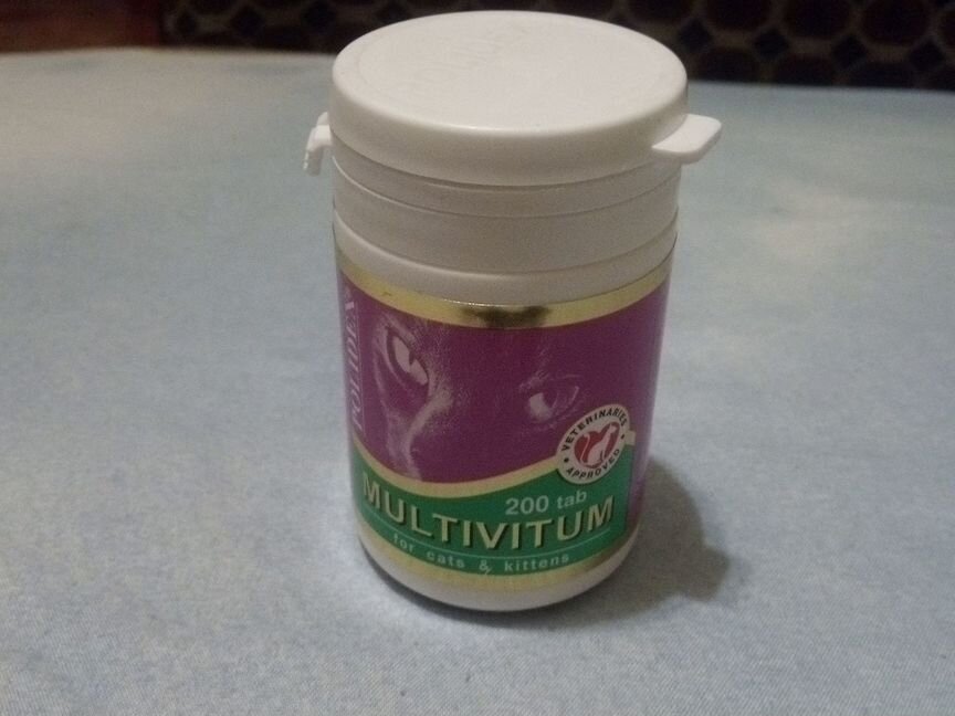 Витамины для кошек Polidex Multivitum