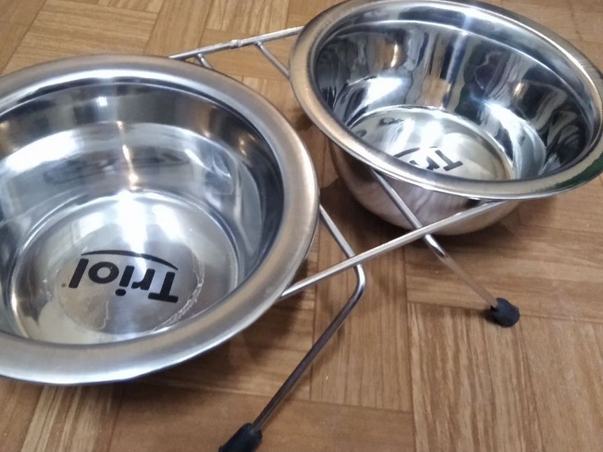 Кормушка двойная миска на подставке