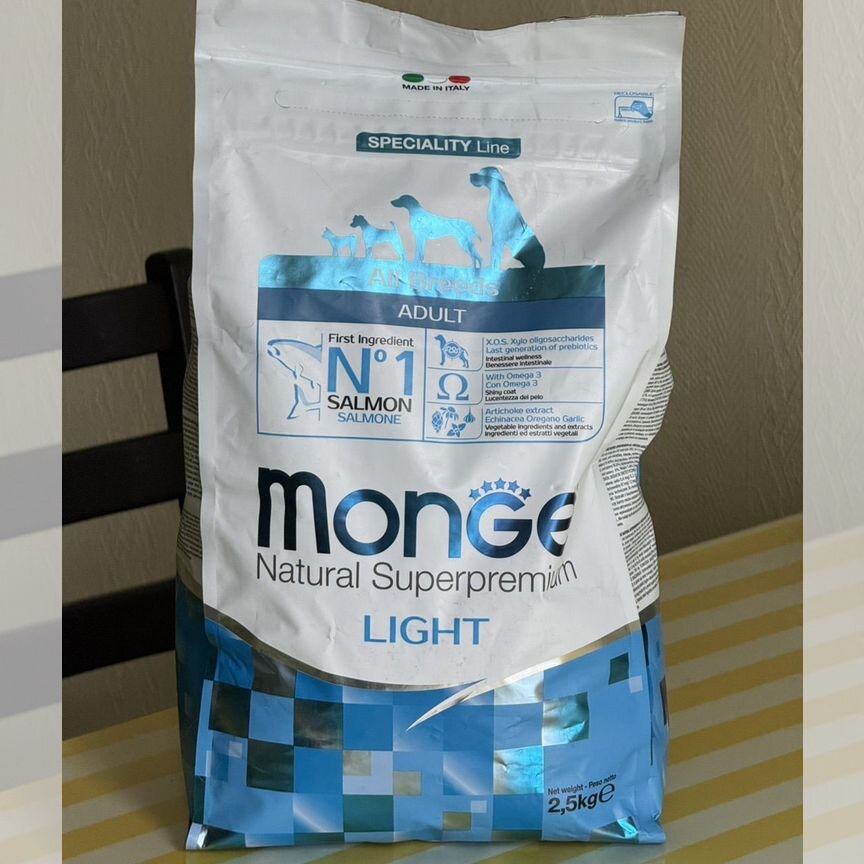 Корм для собак Monge 2,5 кг