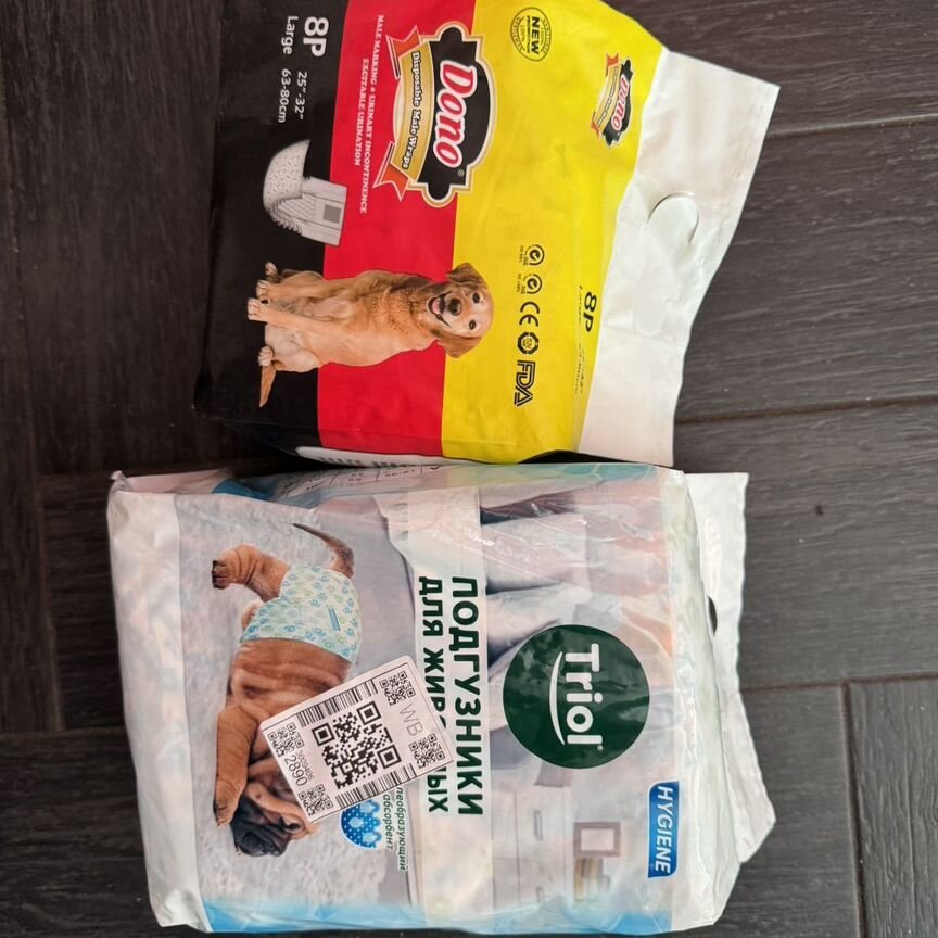 Подгузники для собак бесплатно