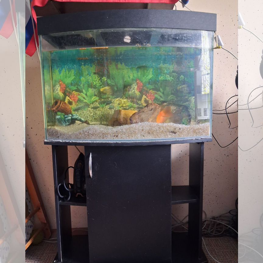 Аквариум с тумбой 120л
