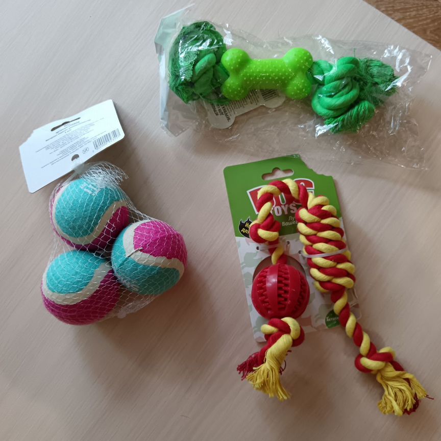 Игрушки для собак набором