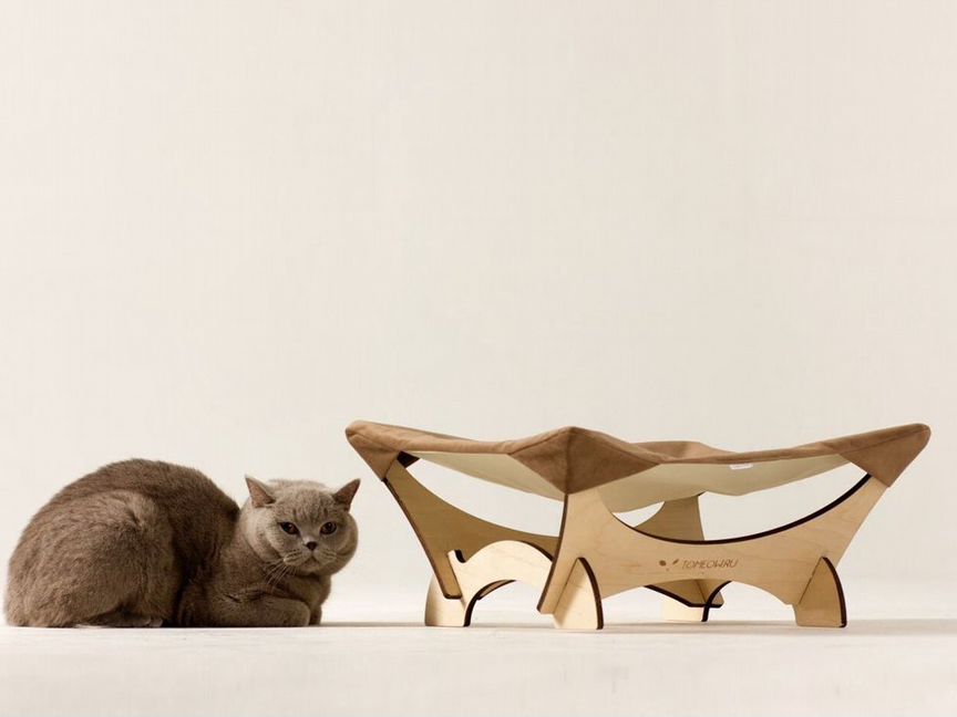 Гамак напольный для кота