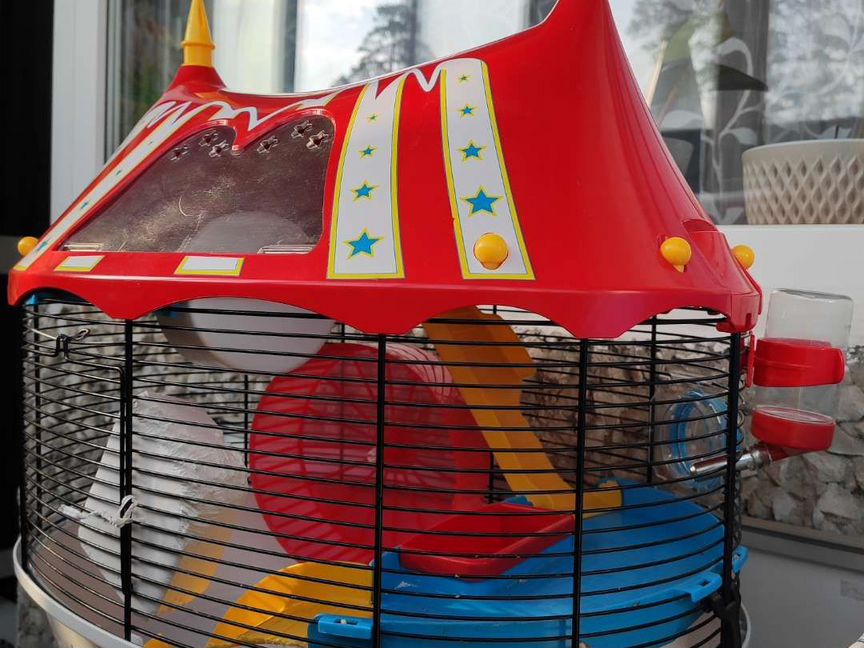 Клетка для хомяка Ferplast Circus Fun + шар 20 см