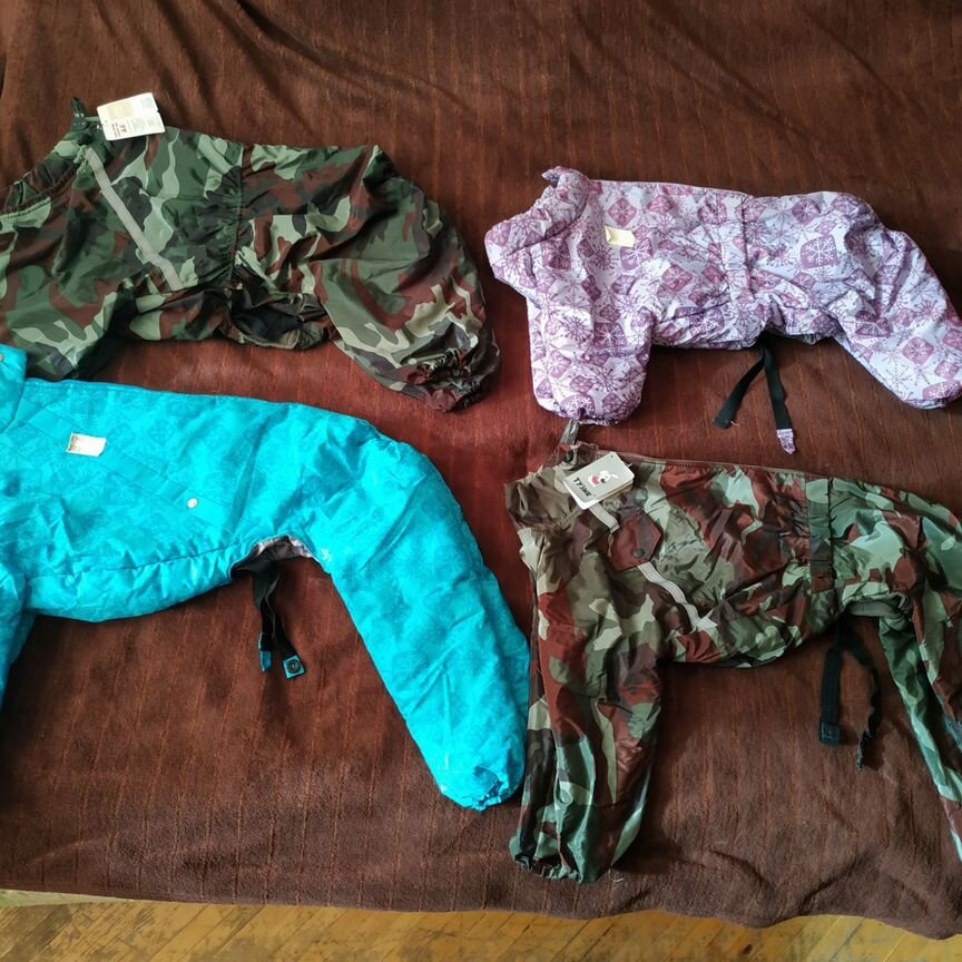 Утеплённые комбинезоны для средних собак