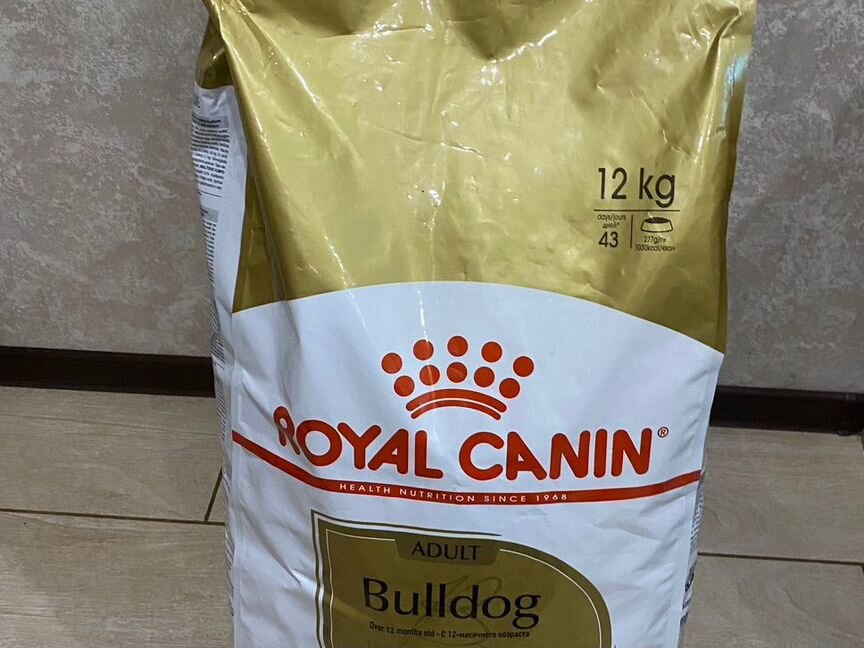 Корм для собак royal canin bulldog 12кг