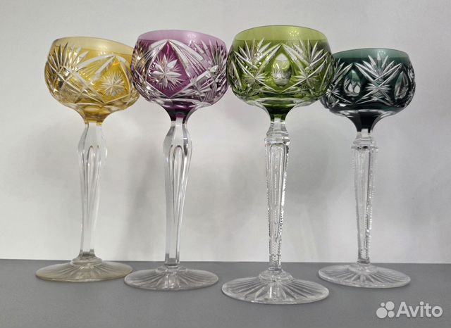 Val Saint Lamber Ламбер Антикварные Фужеры купить в Москве по низкой ...